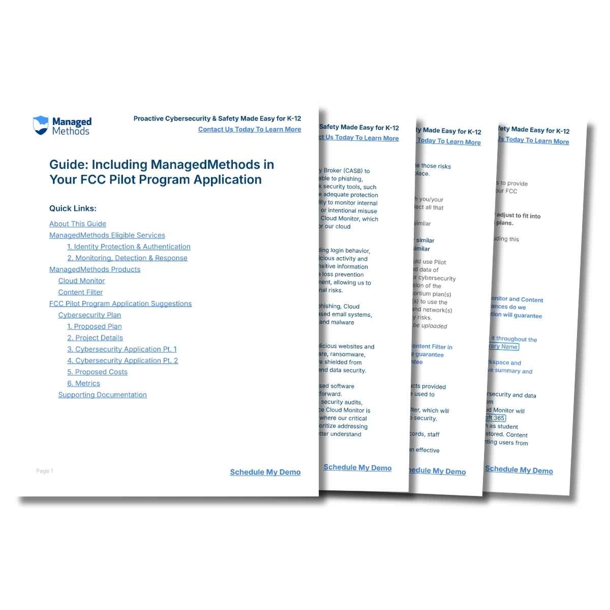 FREE! FCC Cybersecurity Pilot Program Guide | ManagedMethods